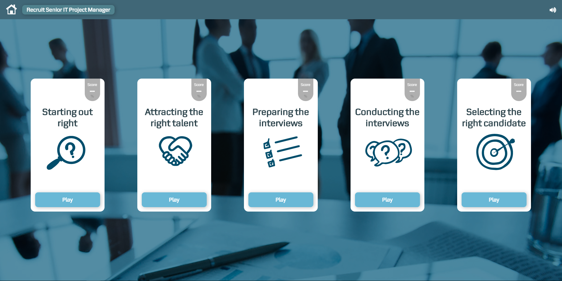 Licence To Recruit - Serious Games Interactive