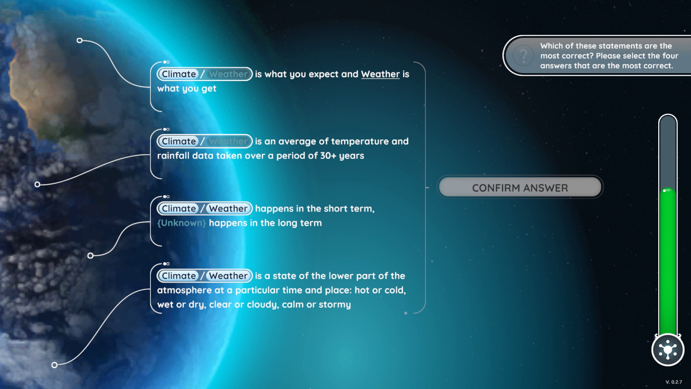 Serious Games Interactive - Learn the science behind climate change